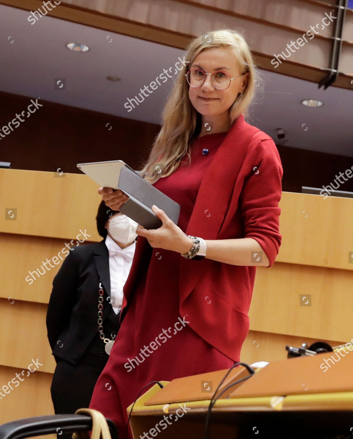 European Commissioner Energy Kadri Simson Attends Editorial Stock Photo ...