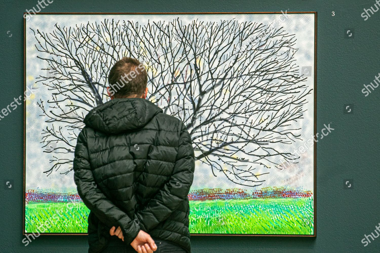 Preview David Hockney Arrival Spring Normandy Editorial Stock Photo ...