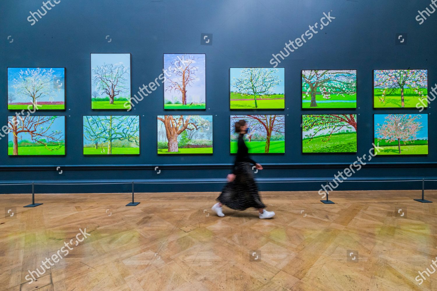David Hockney Arrival Spring Normandy 2020 Editorial Stock Photo ...