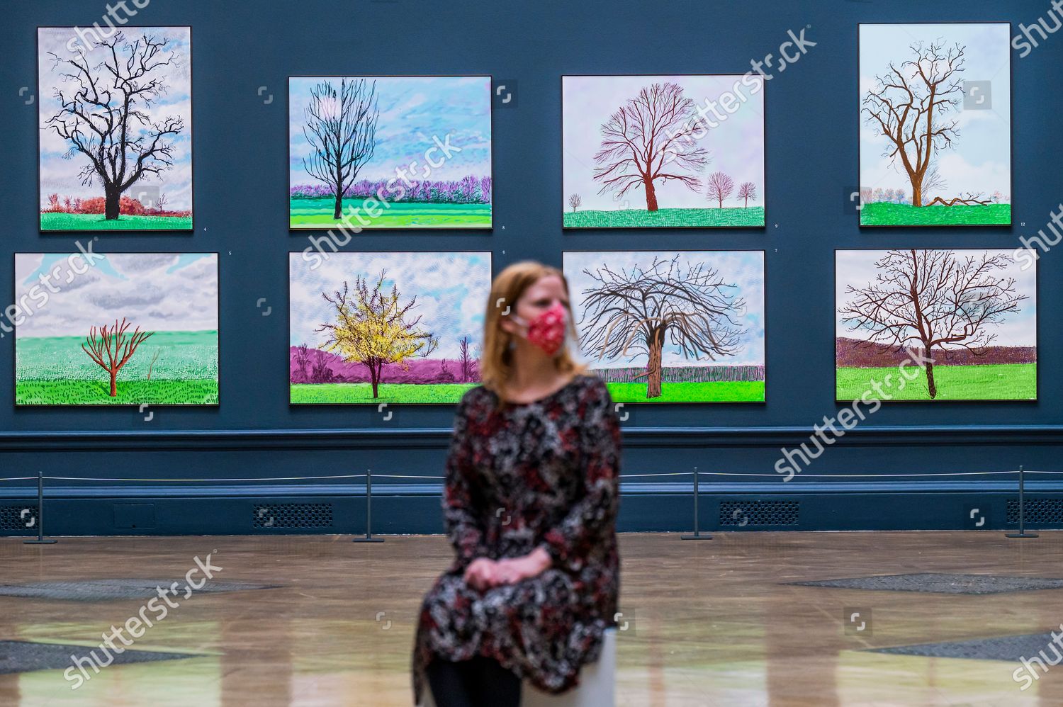 David Hockney Arrival Spring Normandy 2020 Editorial Stock Photo ...