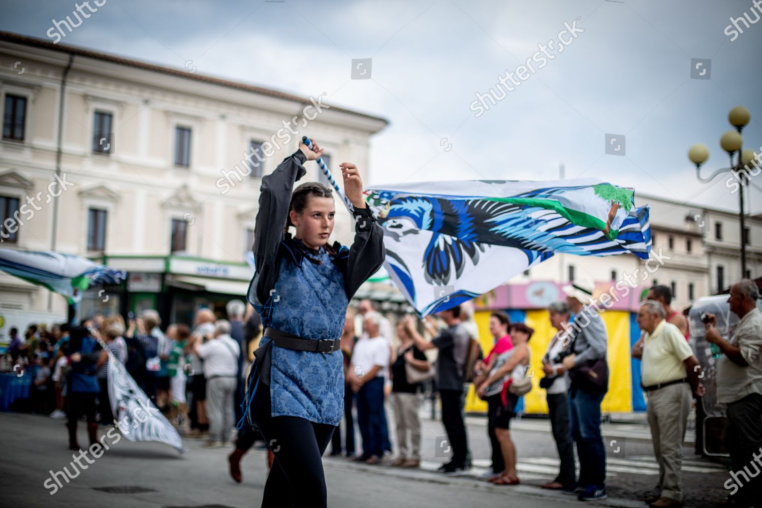 Italian Flag Throwers Part Annual Parade Editorial Stock Photo - Stock ...