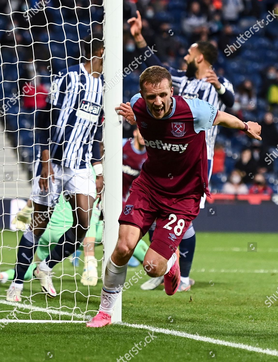Tomas Soucek West Ham United Celebrates Editorial Stock Photo - Stock ...