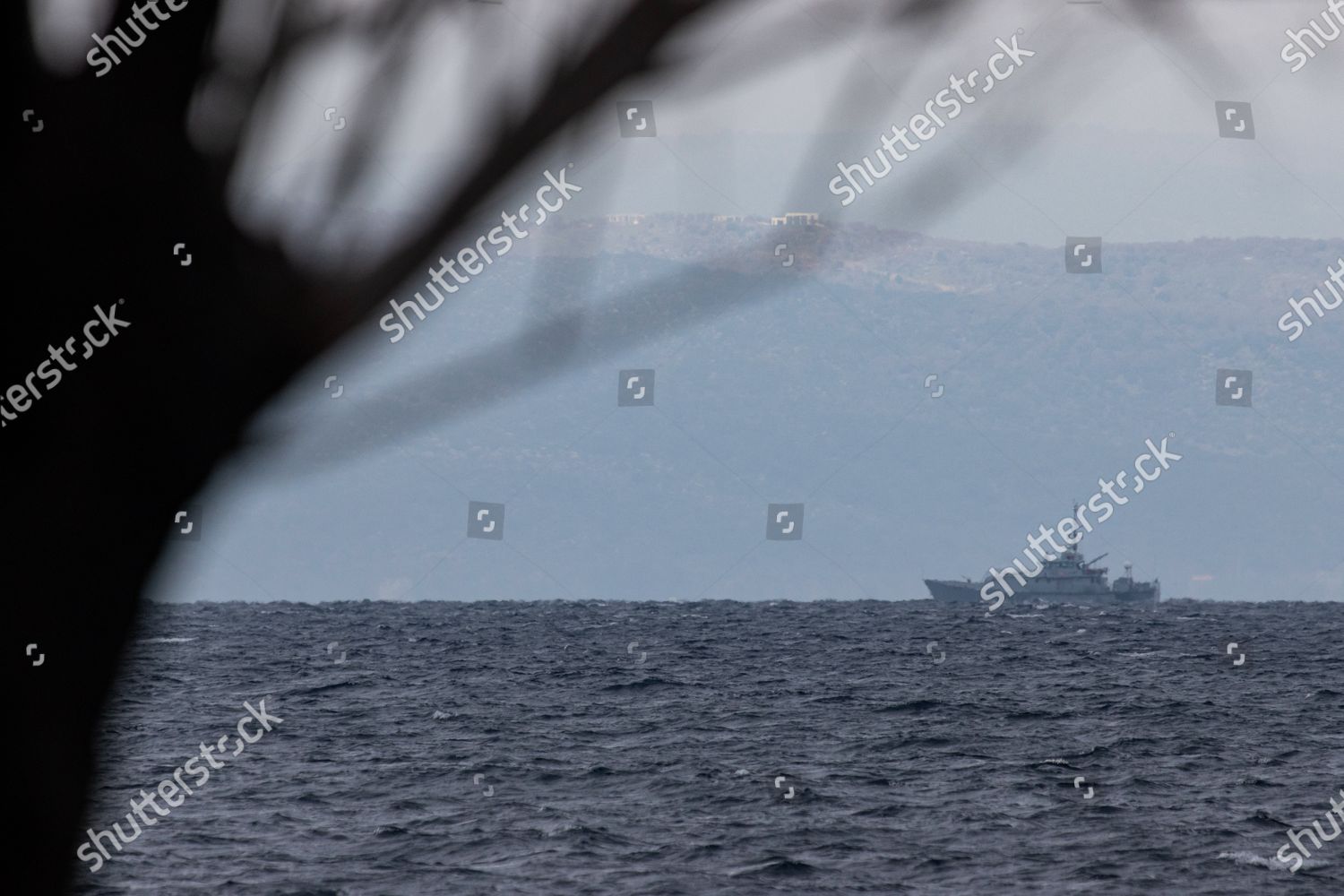 Frontex Vessel Seen Patrolling Sea Borders Editorial Stock Photo ...