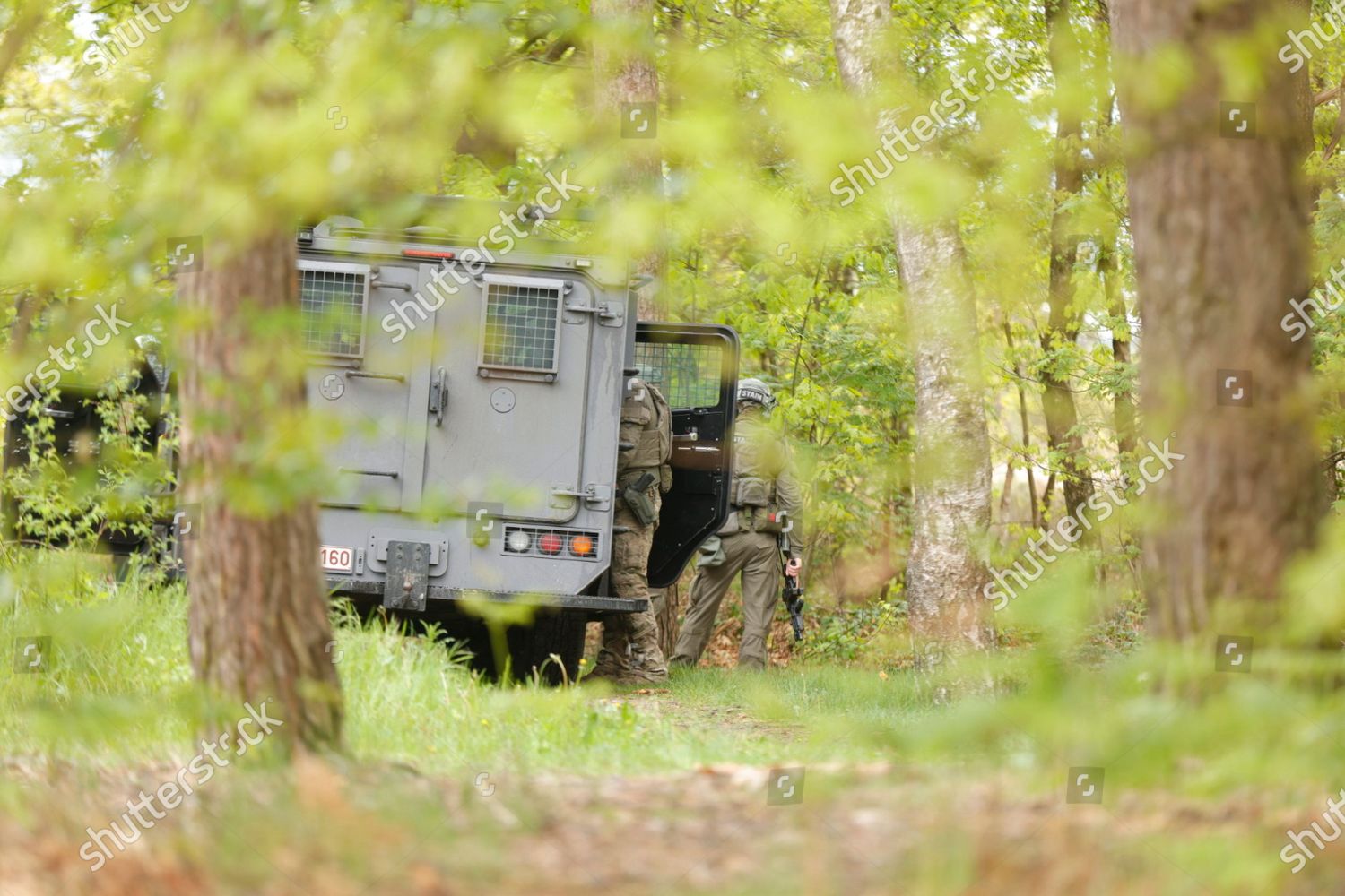 Illustration Picture Shows Special Forces Forest Editorial Stock Photo ...