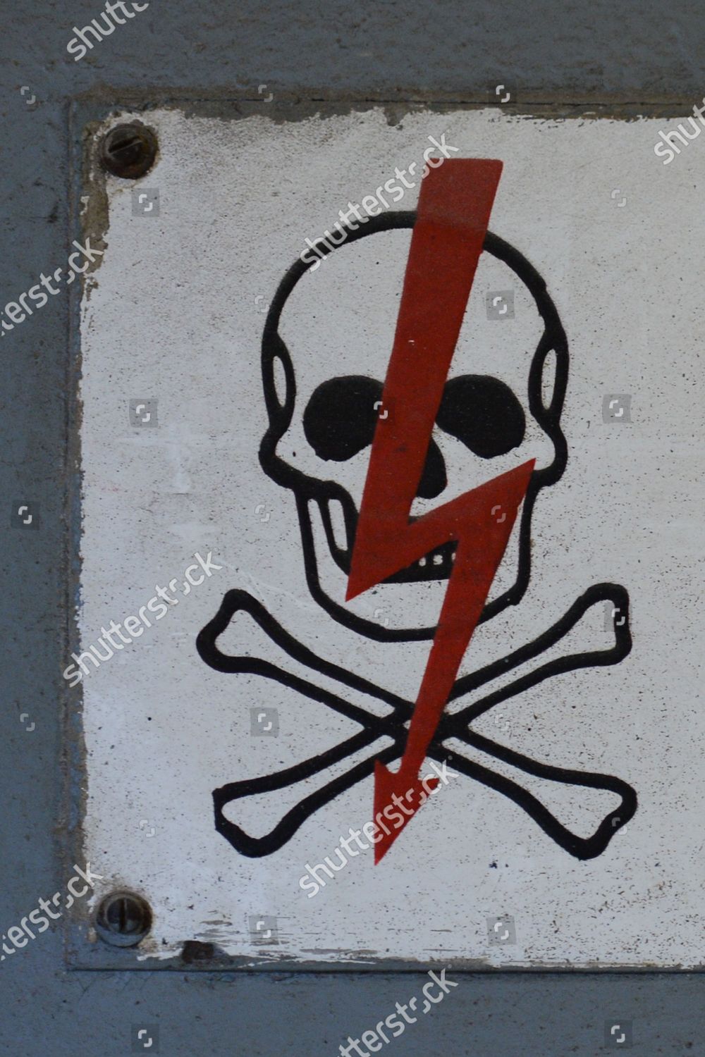 Do Not Touch Electric Device Sign Editorial Stock Photo - Stock Image ...