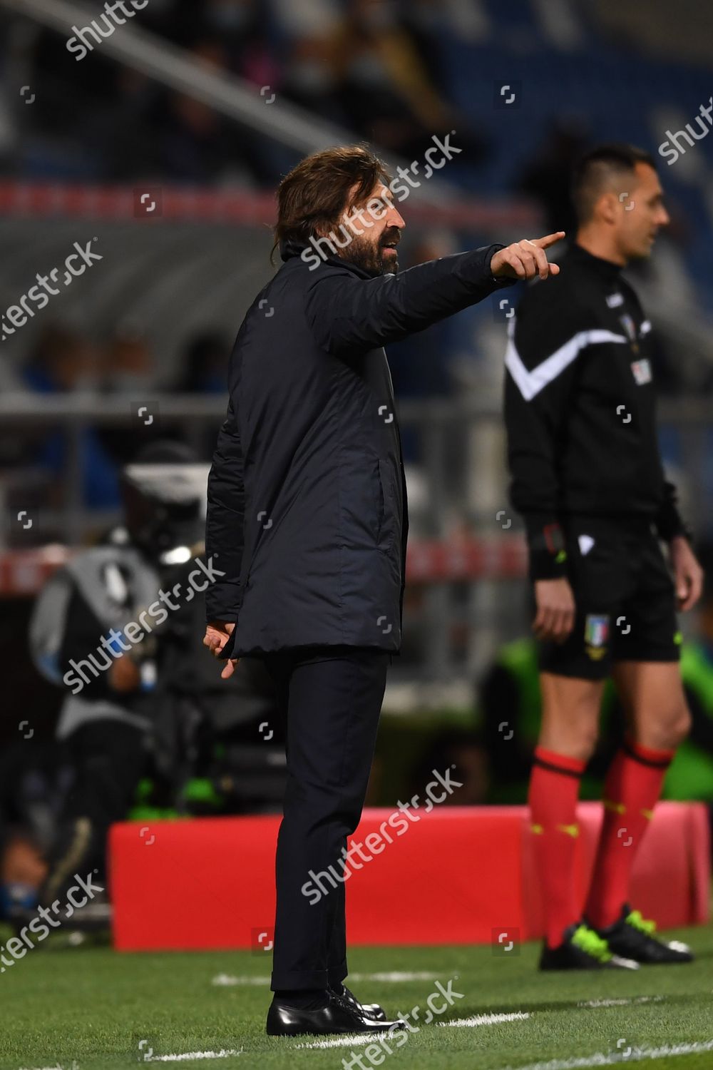 Andrea Pirlo Coach Juventus During Italian Editorial Stock Photo ...