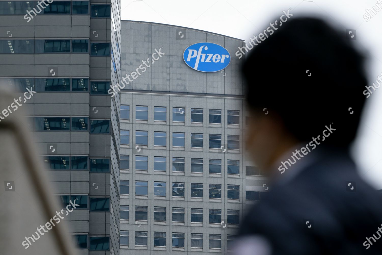 Pfizer Logo Seen On Facade Office Editorial Stock Photo - Stock Image ...