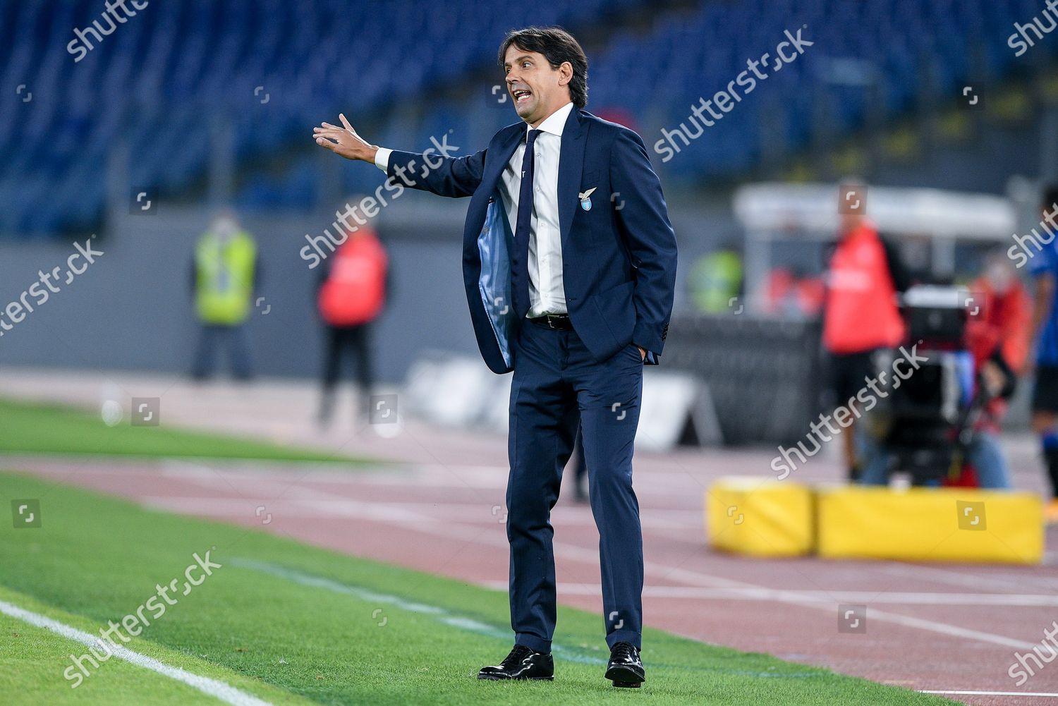 Simone Inzaghi Manager Ss Lazio Gestures Editorial Stock Photo - Stock ...
