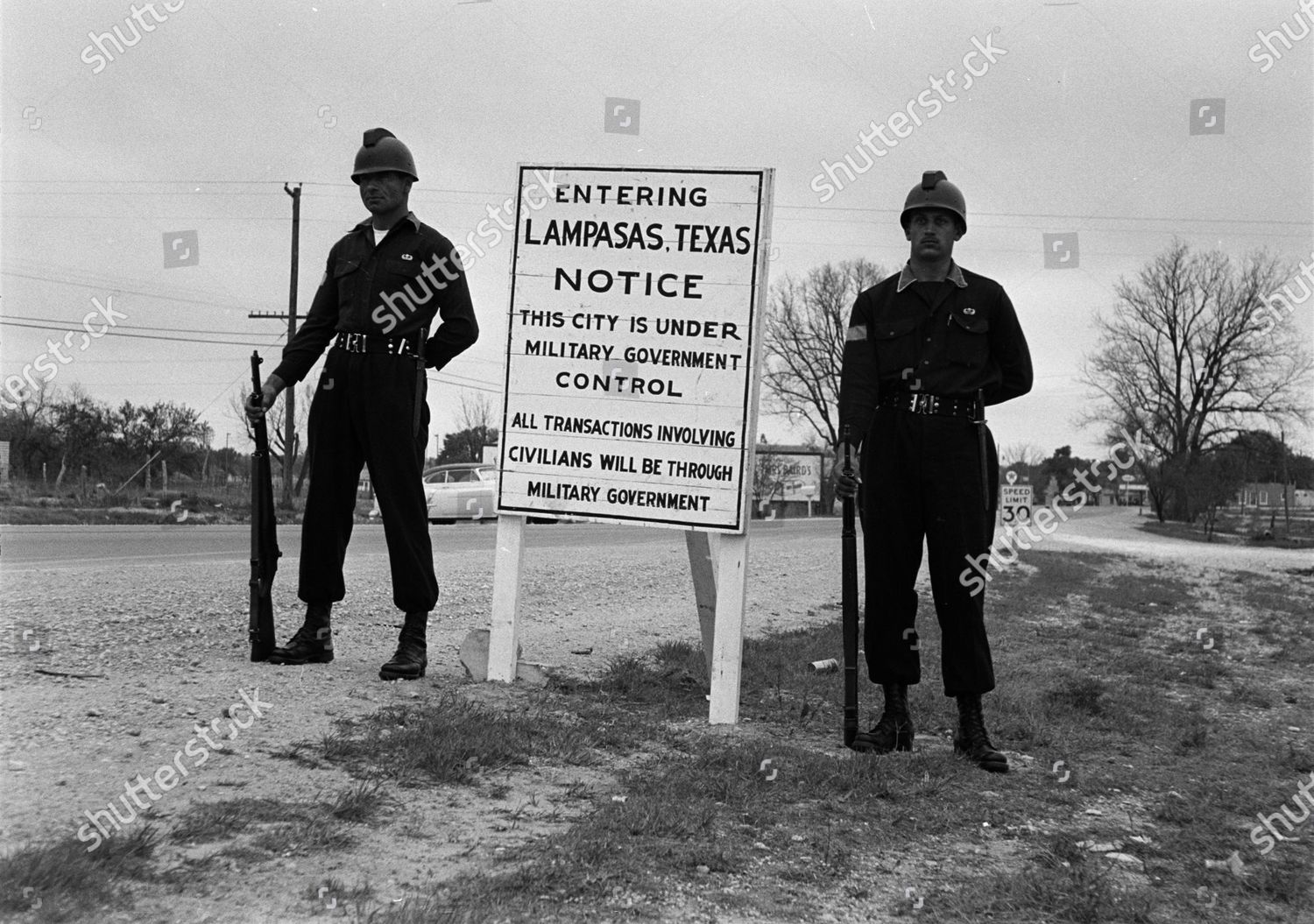 Soldiers Standing Post Signage During Operation Editorial Stock Photo ...