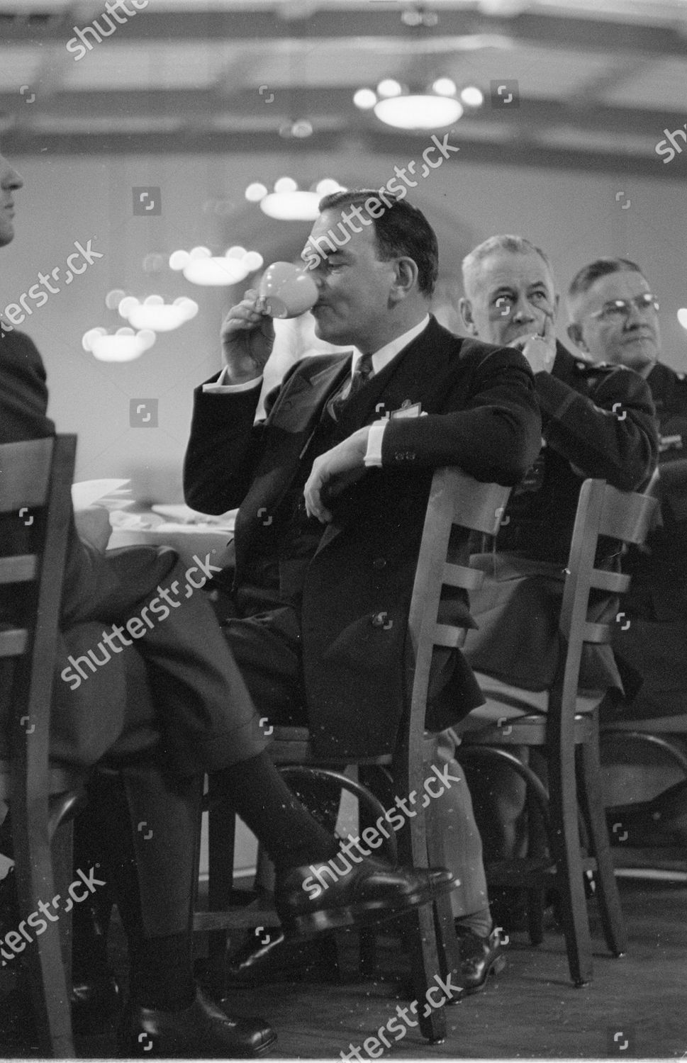 Thomas Edmund Dewey Drinking Teacup West Editorial Stock Photo - Stock ...