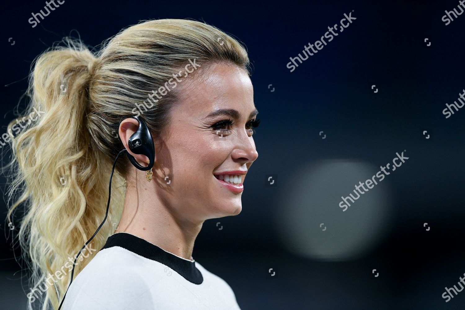 Dazn Presenter Diletta Leotta During Serie Editorial Stock Photo ...