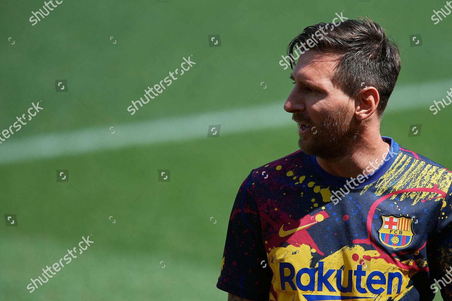 Lionel Messi Barcelona During Warmup Before Editorial Stock Photo ...