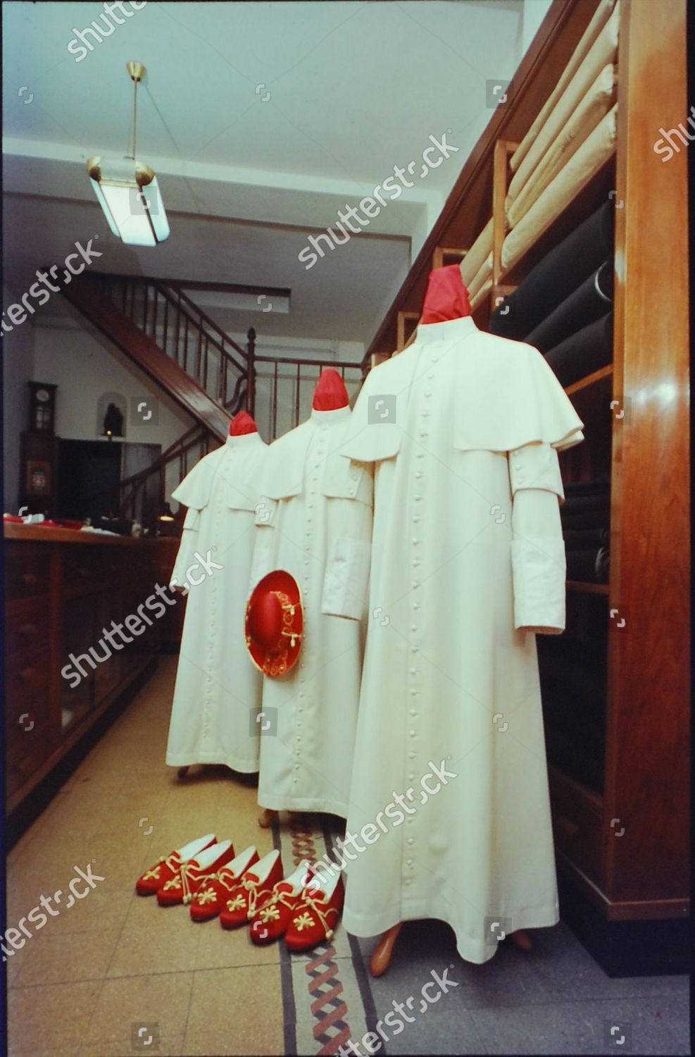Pope Robes During Papal Conclave Rome Editorial Stock Photo - Stock ...