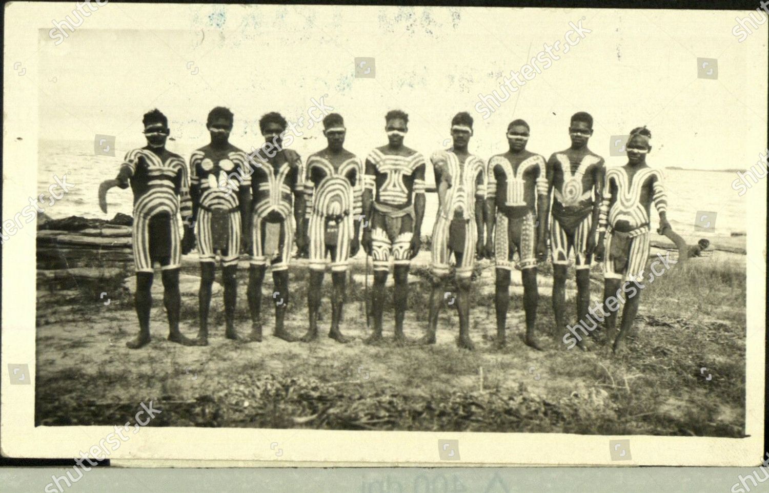 Aboriginal Australians Standing Next Each Other Editorial Stock Photo ...