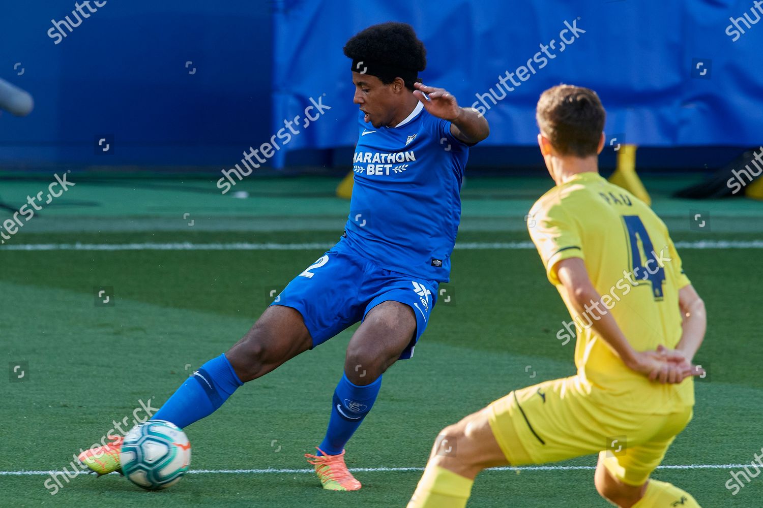 Jules Kounde Sevilla Shooting Goal During Editorial Stock Photo - Stock ...