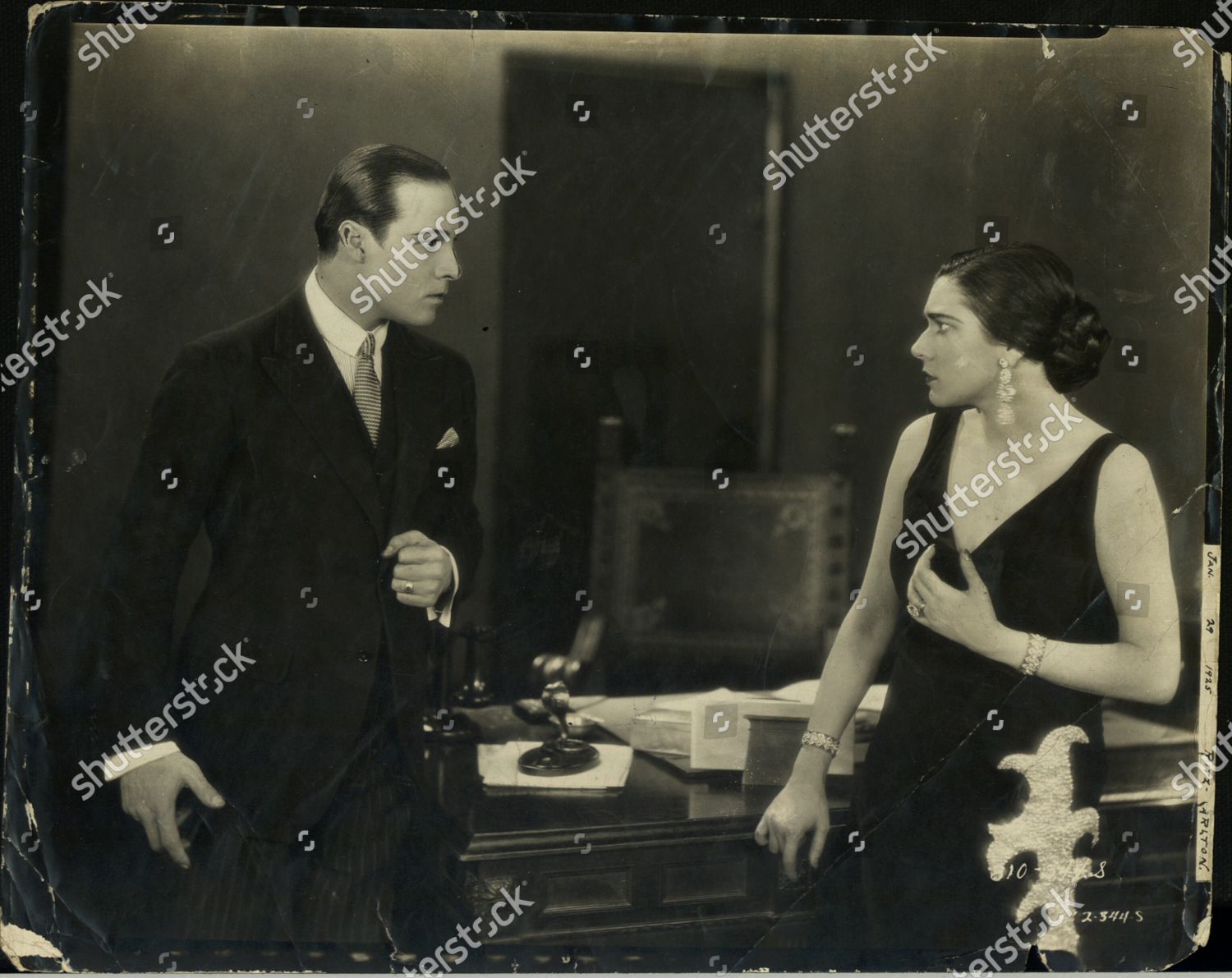 Scene Silent Film Sainted Devil Starring Editorial Stock Photo - Stock ...