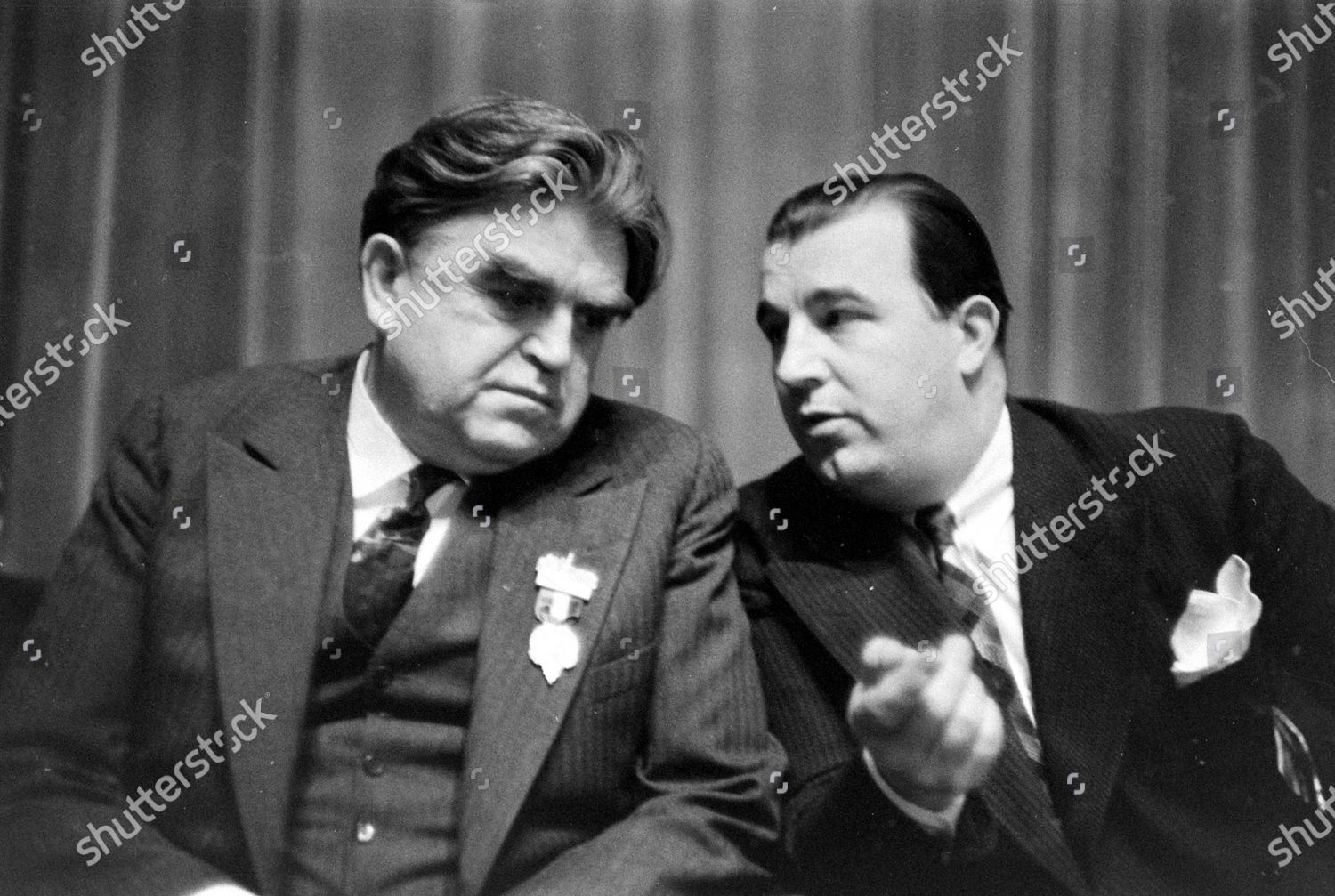 John Llewellyn Lewis During Congress Industrial Editorial Stock Photo ...