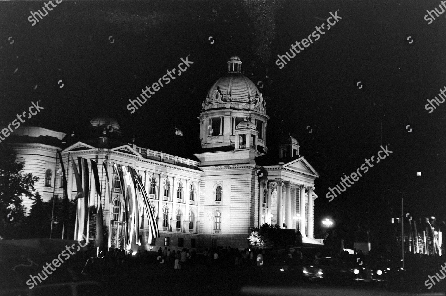 Scene During Conference Nonaligned Nations Belgrade Editorial Stock ...