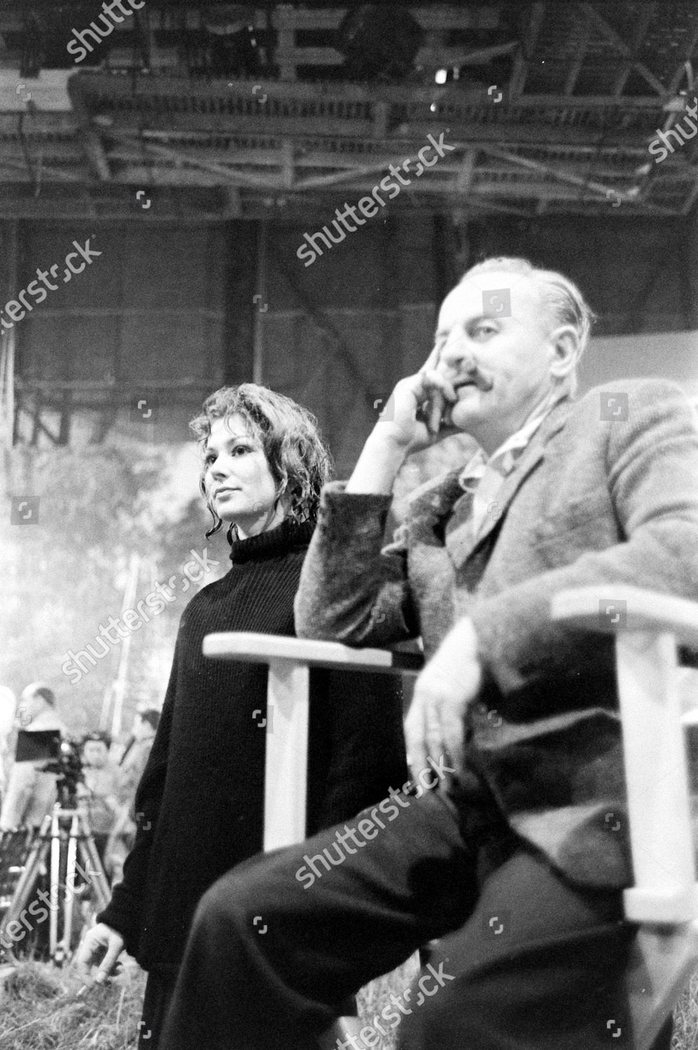 French Actress Irina Demick Standing Beside Editorial Stock Photo ...