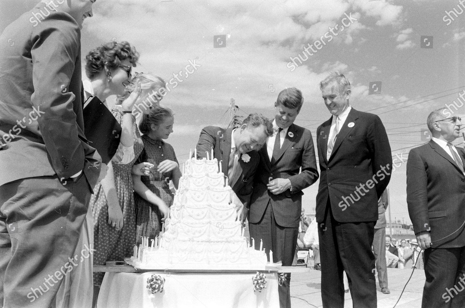 John F Kennedy Attending Birthday Party Editorial Stock Photo - Stock ...