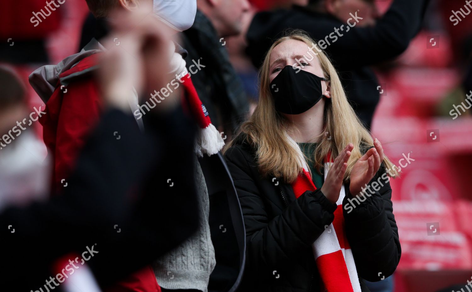 Supporters Applaud Back Stadium After Lockdown Editorial Stock Photo ...