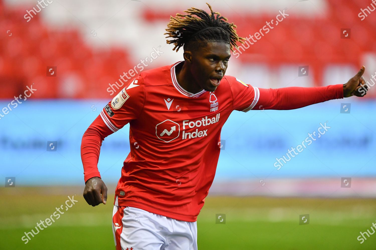 Alex Mighten Nottingham Forest Gestures His Editorial Stock Photo ...