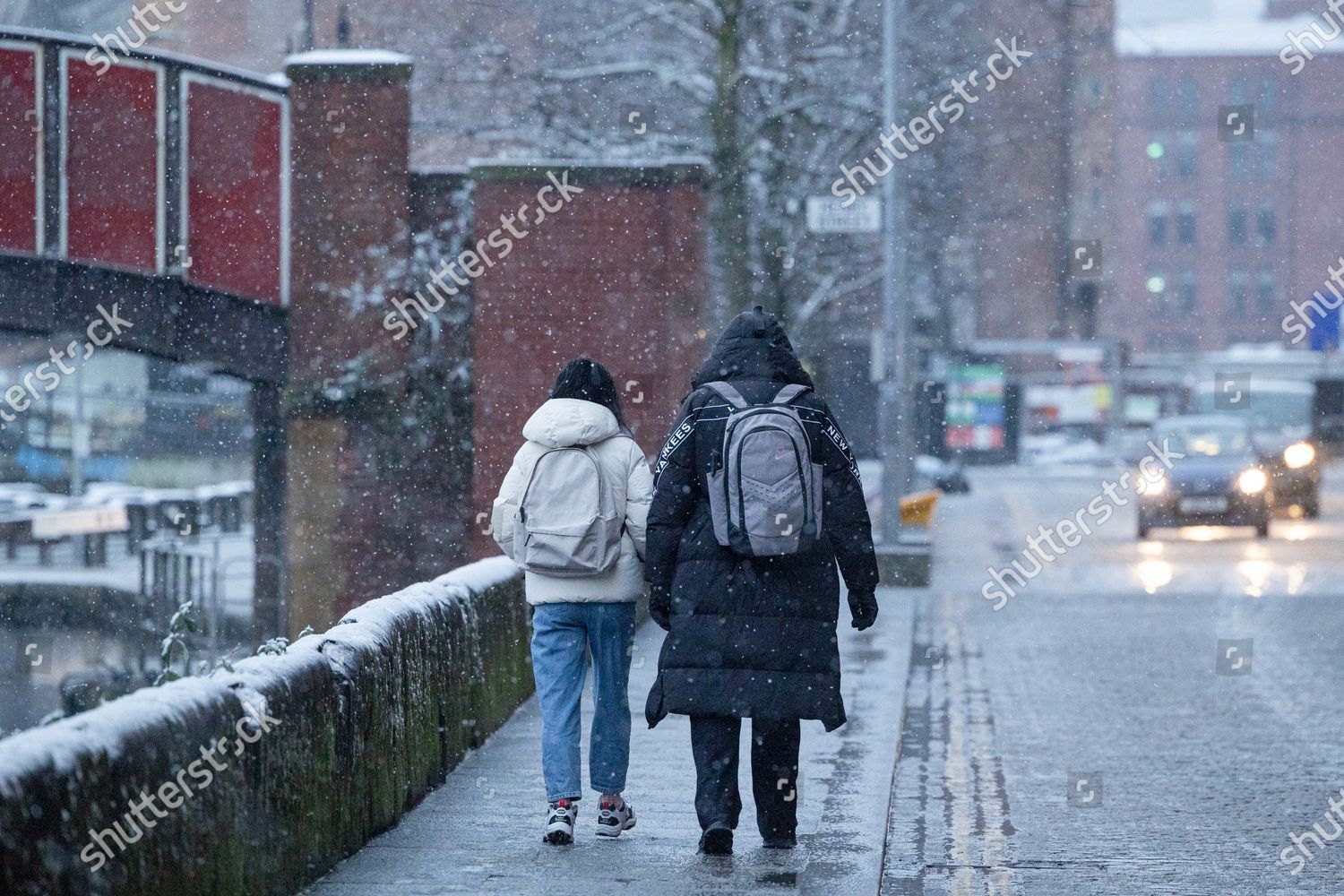 Snowstorm Ancoats Manchester City Centre Arctic Editorial Stock Photo ...