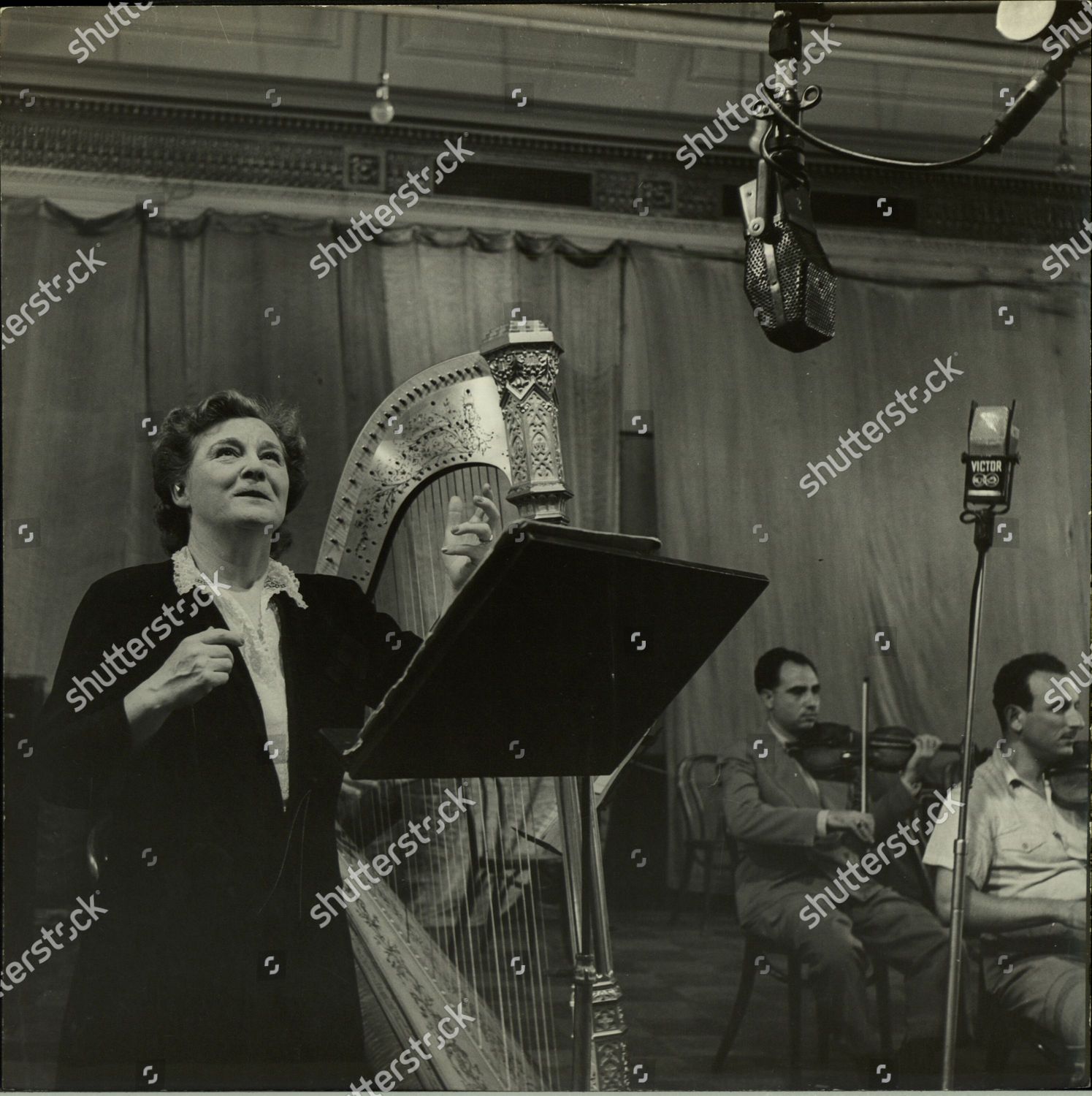Dame Maggie Teyte Performing Musicians 1946 Editorial Stock Photo - Stock Image | Shutterstock