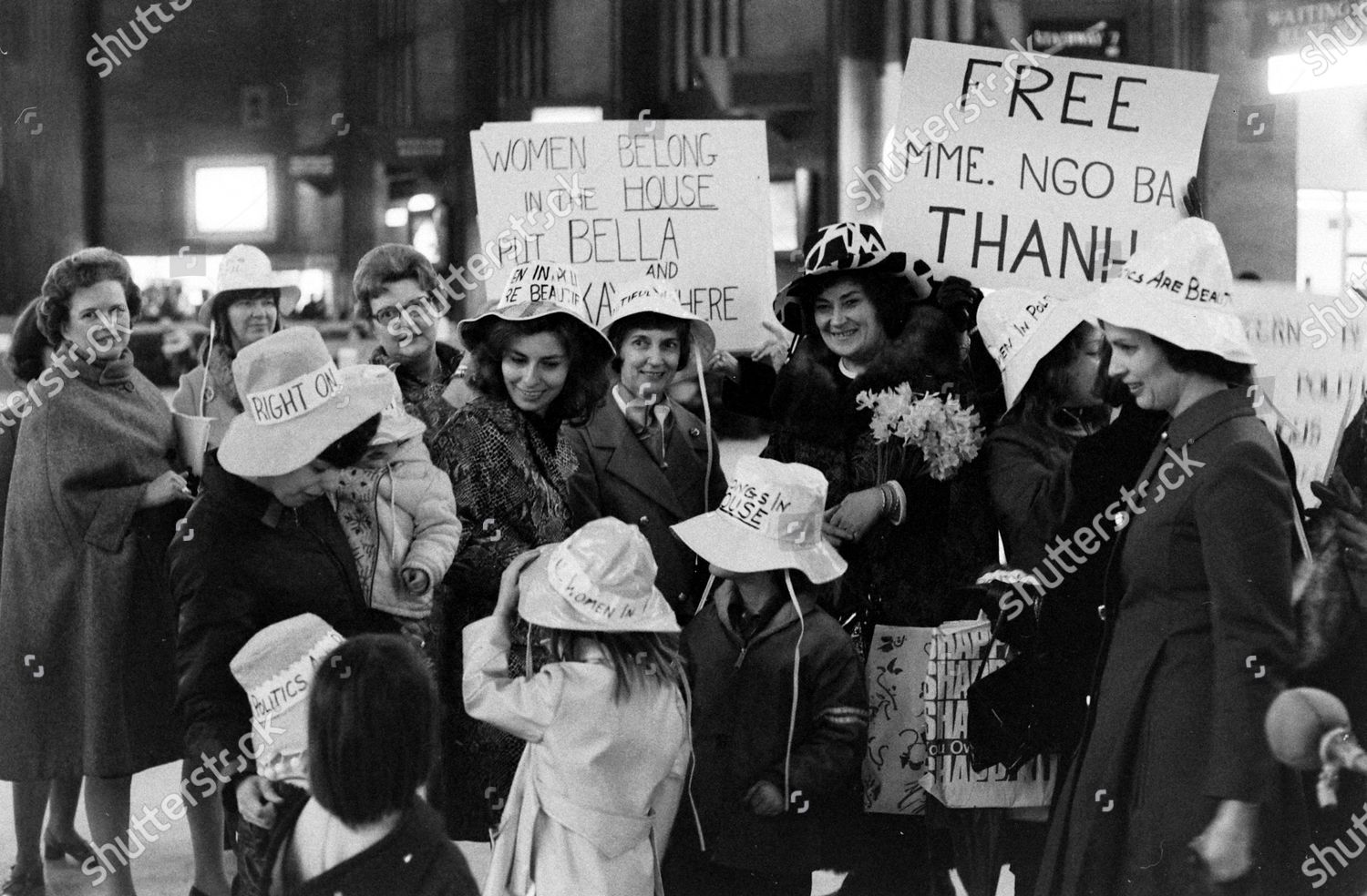 Group Women Holding Signs Show Support Editorial Stock Photo - Stock ...