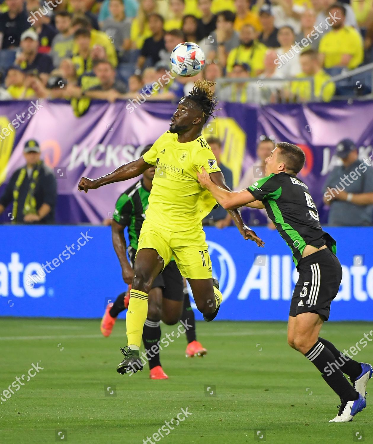 Nashville Sc Forward Cj Sapong 17 Editorial Stock Photo - Stock Image ...