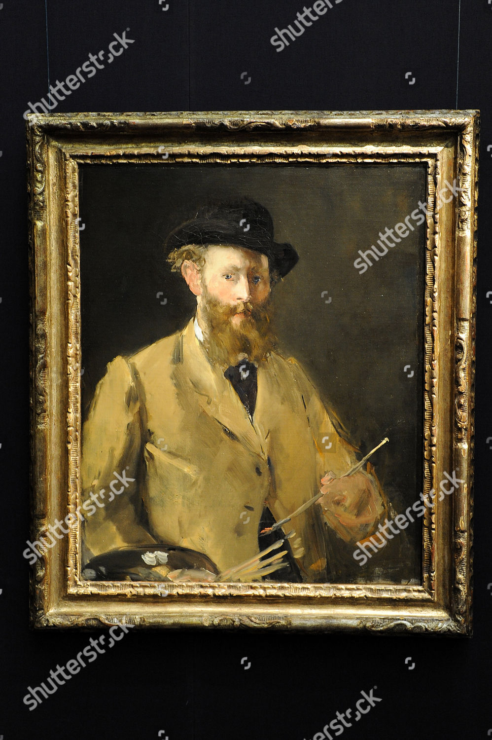 EDOUARD MANET - SELF PORTRAIT PALETTE Editorial Stock Photo - Stock ...
