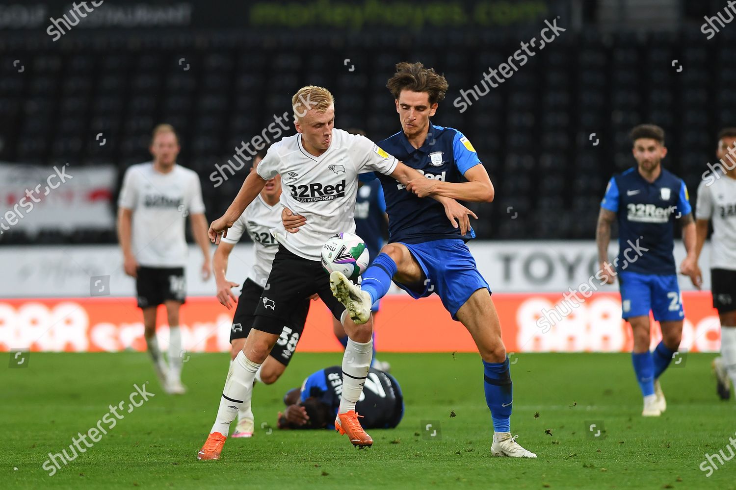 Louie Sibley Derby County Battles Tom Editorial Stock Photo - Stock ...