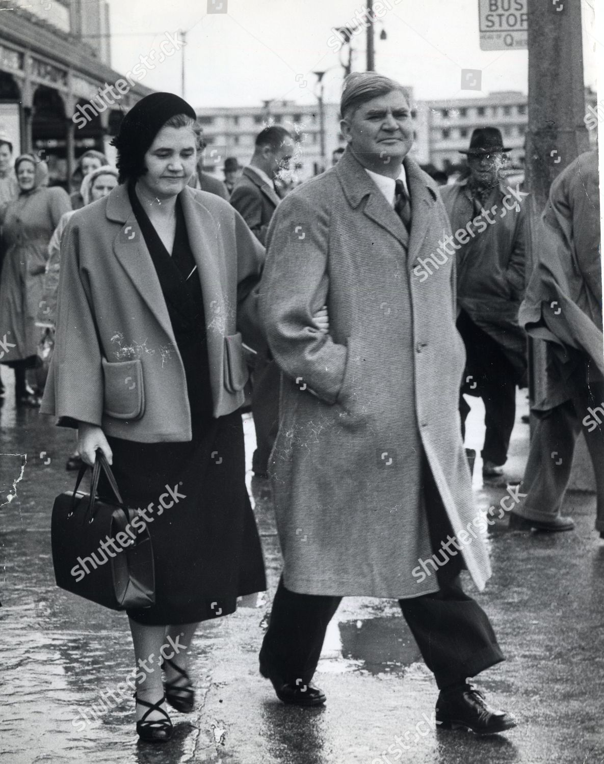 Aneurin Bevan Politician Wife Mrs Bevan Editorial Stock Photo - Stock ...