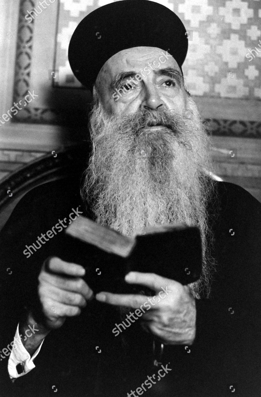 Ecumenical Patriarch Constantinople Athenagoras Holding Book Editorial ...