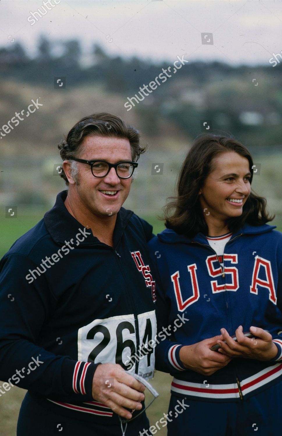 Hal Connolly Standing Near His Wife Editorial Stock Photo - Stock Image ...