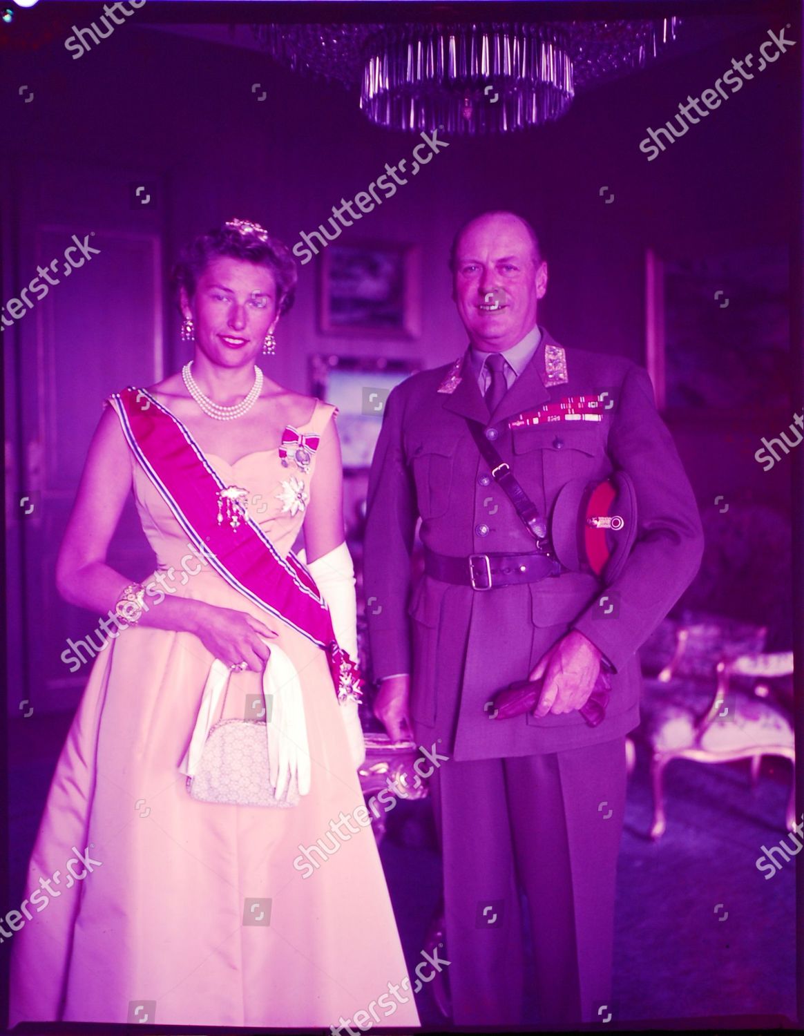Princess Astrid Standing Next Her Father Editorial Stock Photo - Stock ...