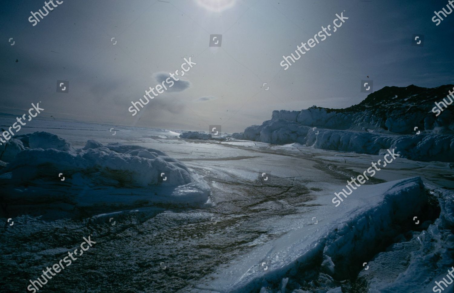 Iceberg Formation Byrd Station During Operation Editorial Stock Photo ...
