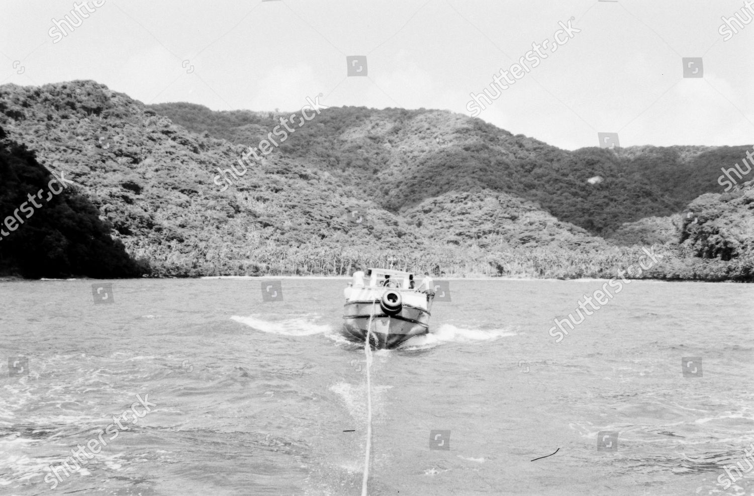 People Riding Boat Samoan Islands Samoa Editorial Stock Photo - Stock ...