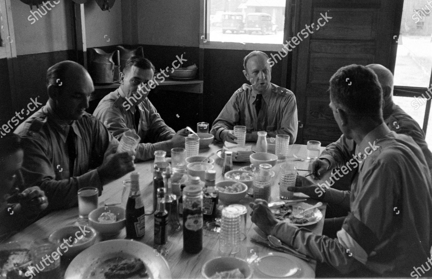 Soldiers Gathering Table On Army War Editorial Stock Photo - Stock ...