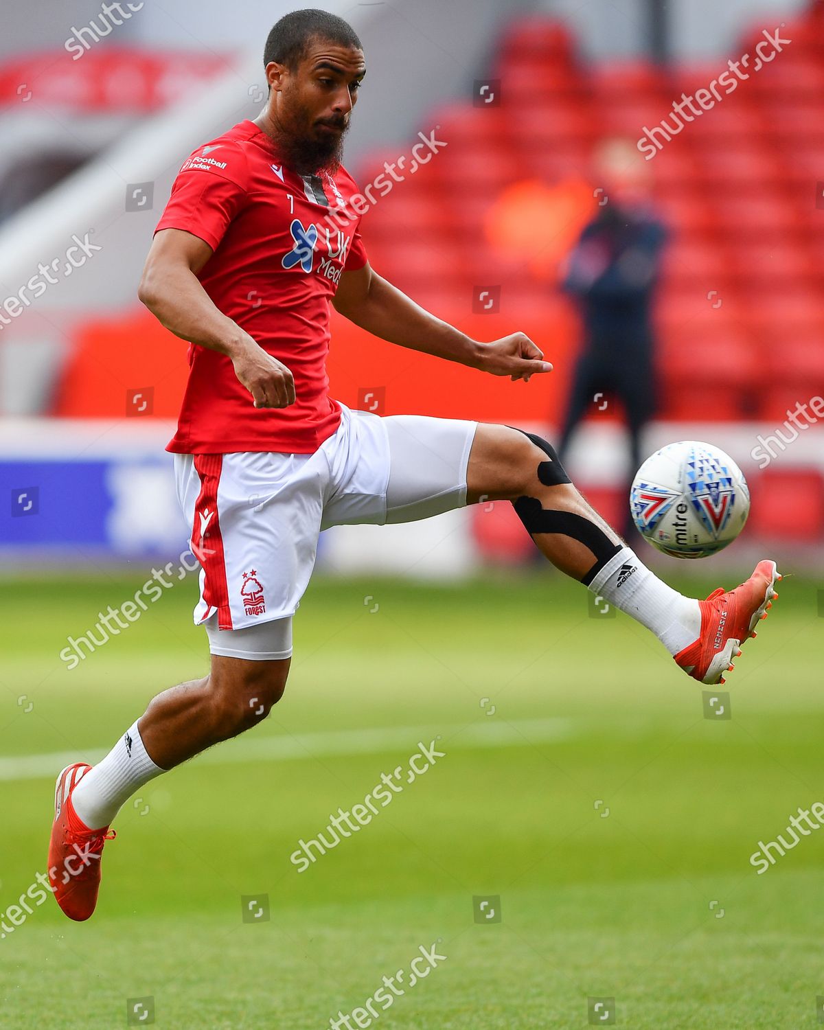 Lewis Grabban 7 Nottingham Forest Warms Editorial Stock Photo - Stock ...
