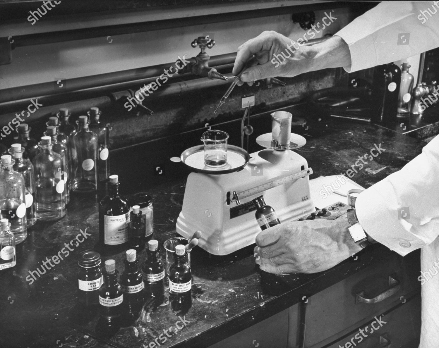 Technician Using Dropper Measure Oil Into Editorial Stock Photo - Stock ...