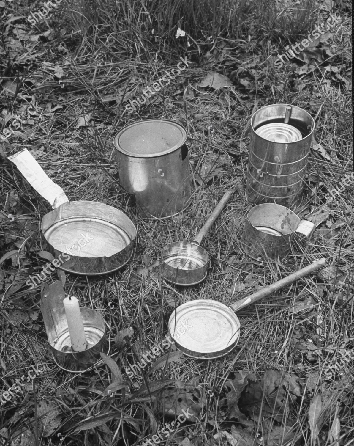 Steel Tin Cans Camping 1943 Editorial Stock Photo - Stock Image ...