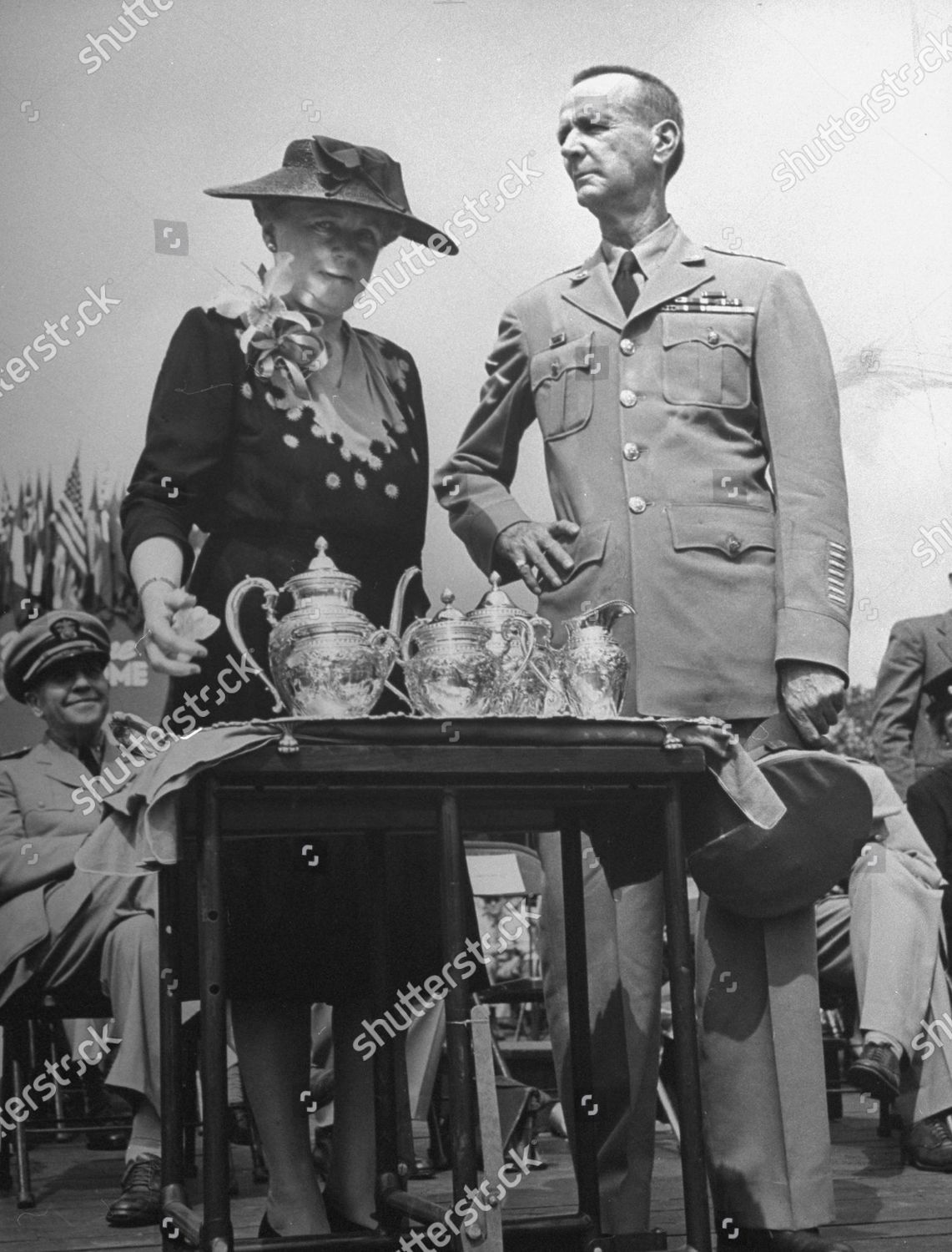 Jonathan Mayhew Wainwright Iv His Wife Editorial Stock Photo - Stock ...