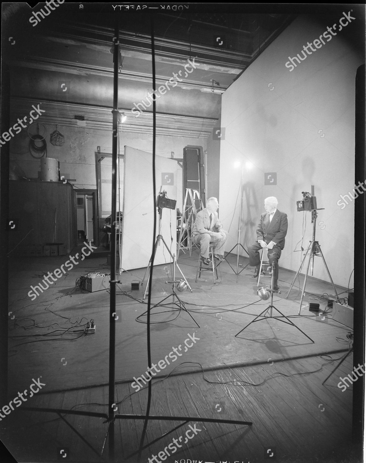 Edward Steichen Carl Sandburg Talking On Editorial Stock Photo - Stock ...