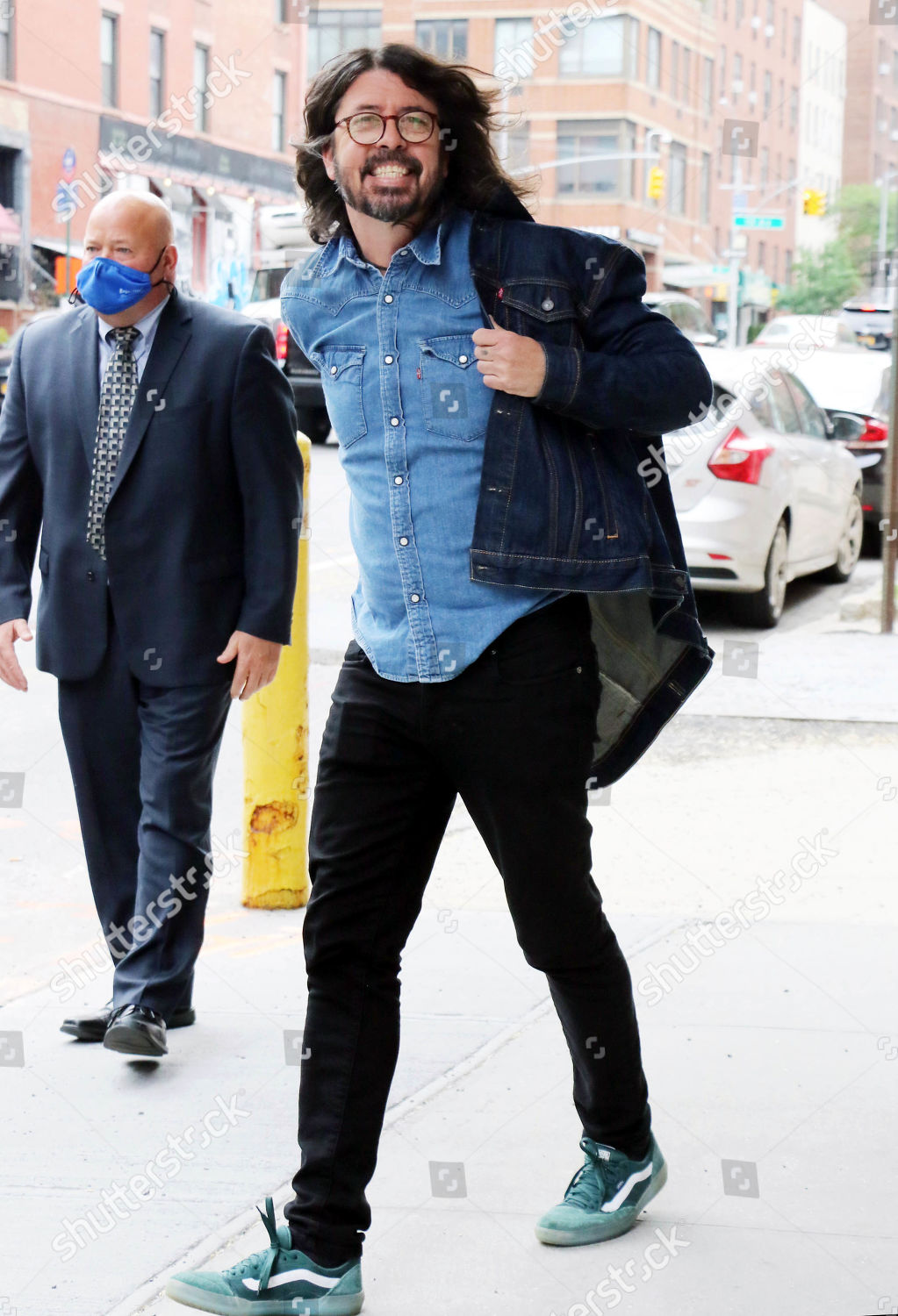 Dave Grohl Seen Cbs Studios Promoting Editorial Stock Photo - Stock ...