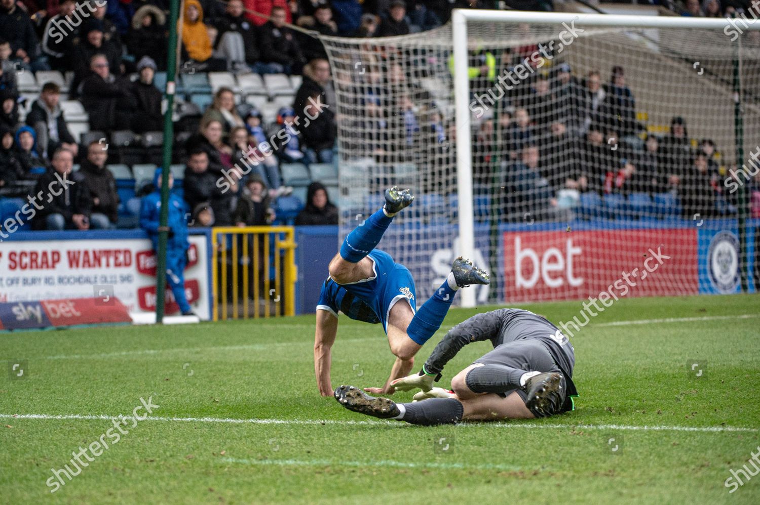 Jack Bonham Gillingham Fc Brings Down Editorial Stock Photo - Stock ...