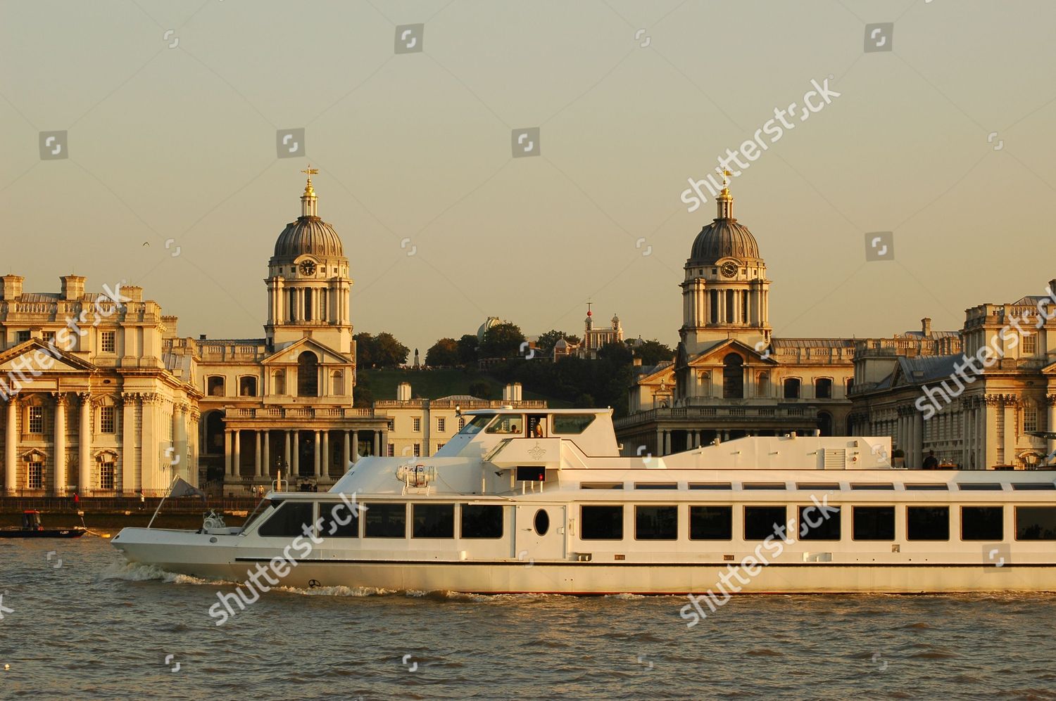 Silver Sturgeon Boat Passing Old Royal Editorial Stock Photo - Stock ...