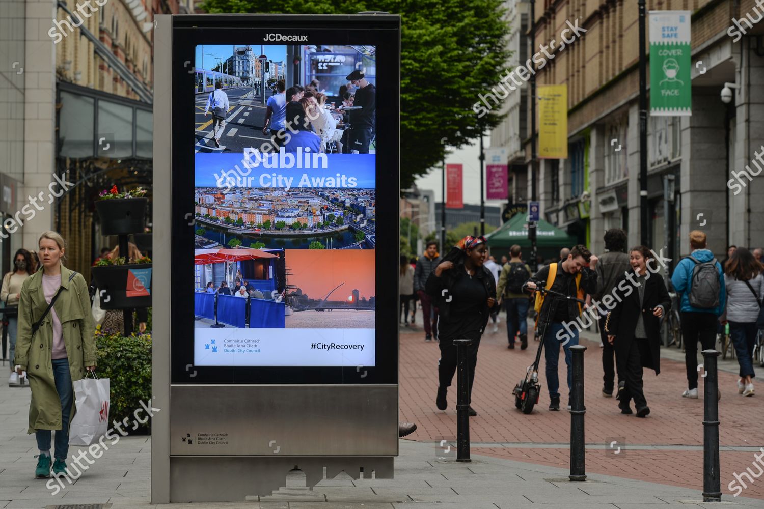 Street Billboard Words Dublin Your City Editorial Stock Photo - Stock ...