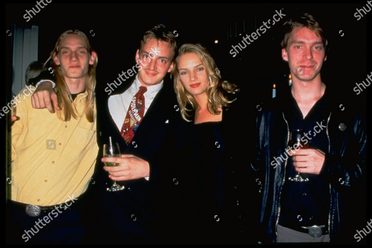Actress Uma Thurman W Her Brothers Editorial Stock Photo - Stock Image ...