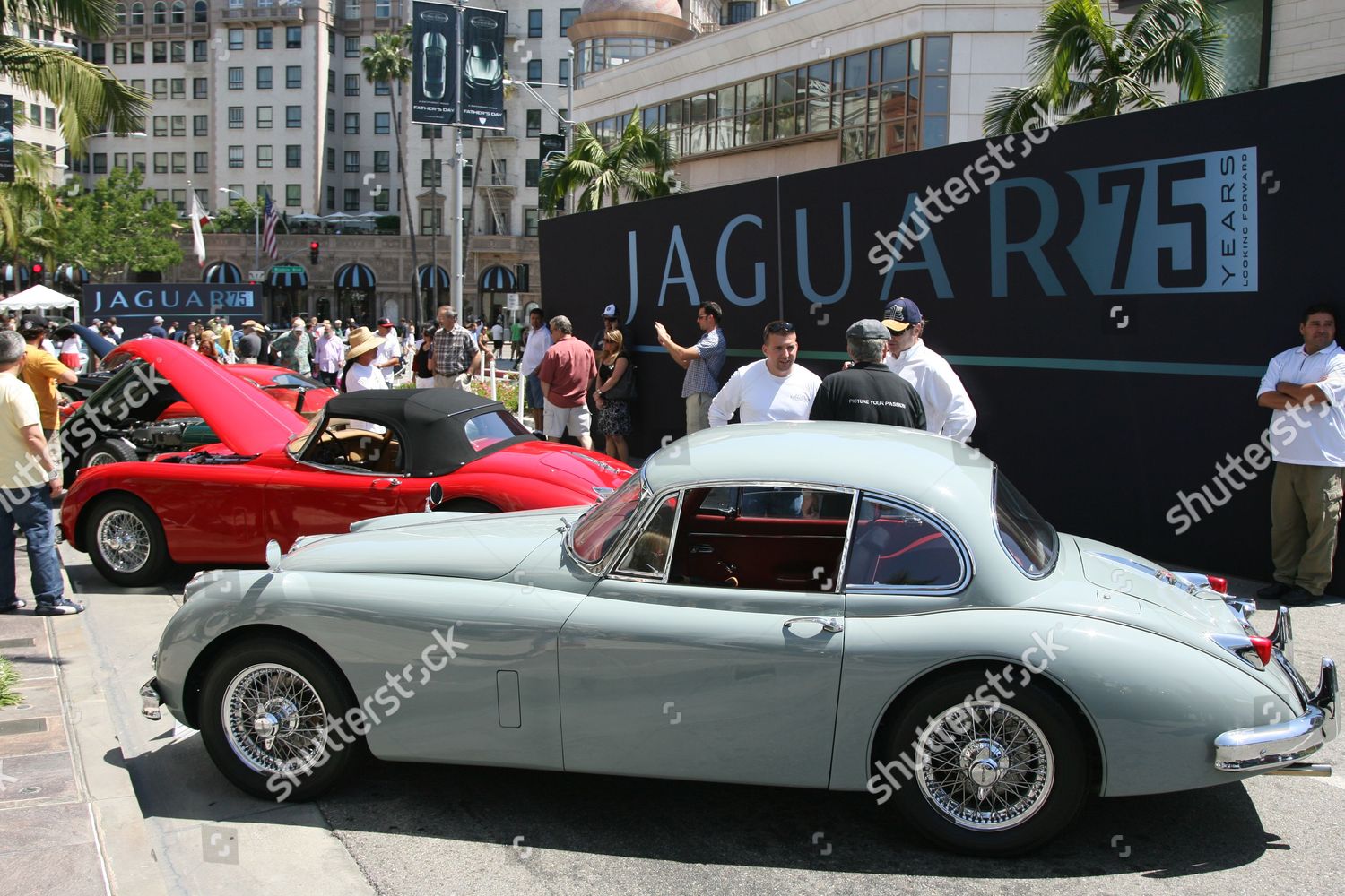 Vintage Jaguars On Rodeo Dr Editorial Stock Photo - Stock Image ...